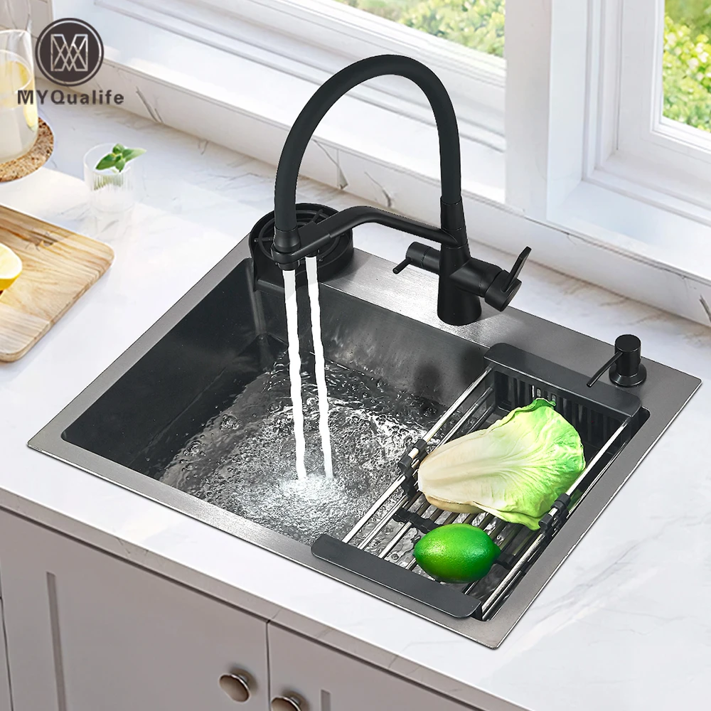 Kitchen Sink Background: How This Stainless Steel Recessed Design ...