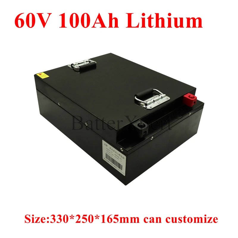 lithium-60V-100AH-li-ion-battery-With-BMS-for-3500W-6000W-scooter-AGV ...