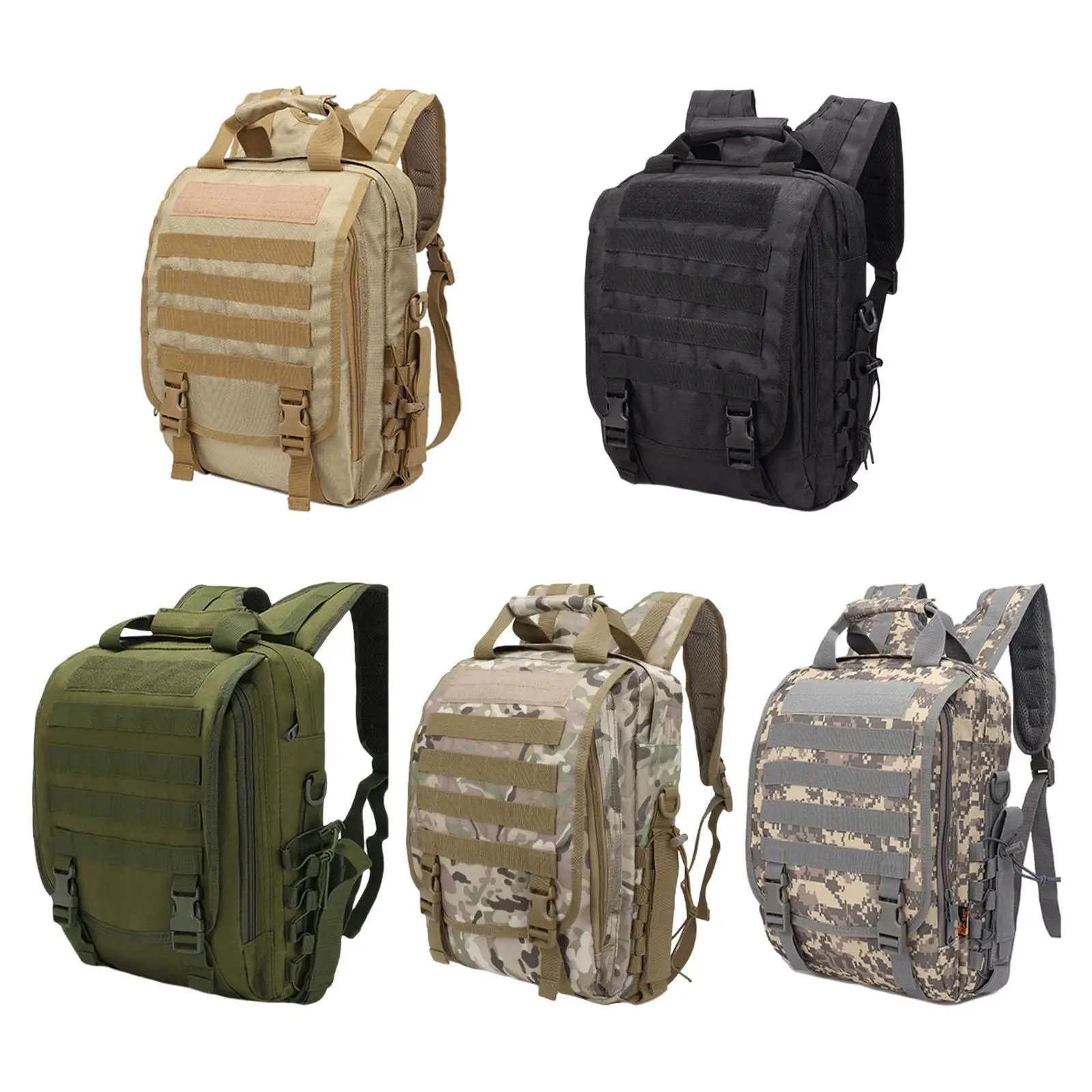 Waterproof Tactical Backpack Molle Rucksack Shoulders Bag 10L Military ...