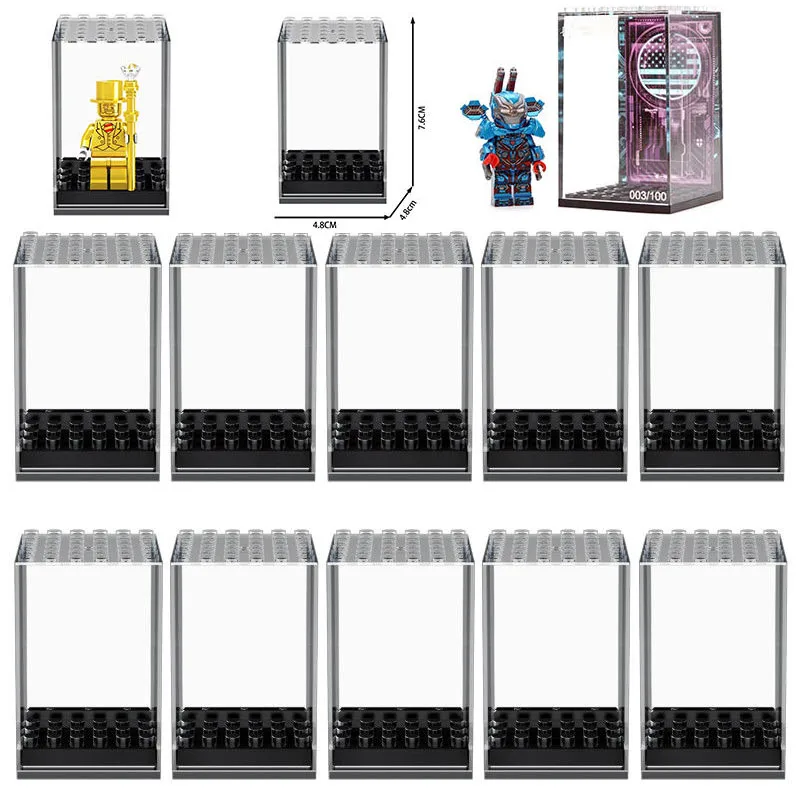 Acrylic-Display-Box-Fit-for-Minifig-Action-Figures-Stackable-Boxes-for ...