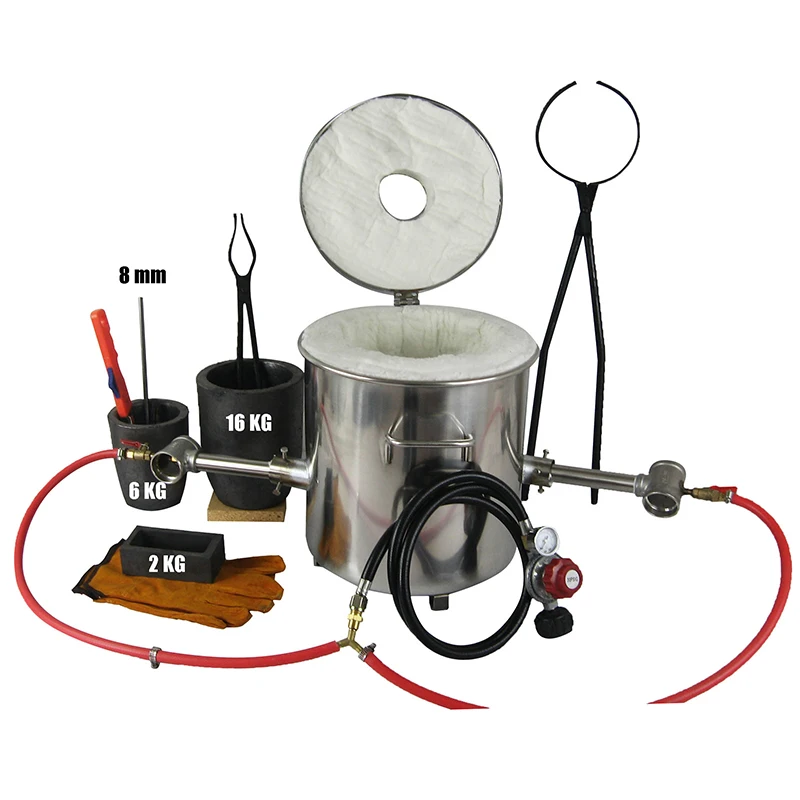 16-KG-Large-Gas-Metal-Melting-Furnace-Dual-Burner-Foundry-Forge-Smelter ...