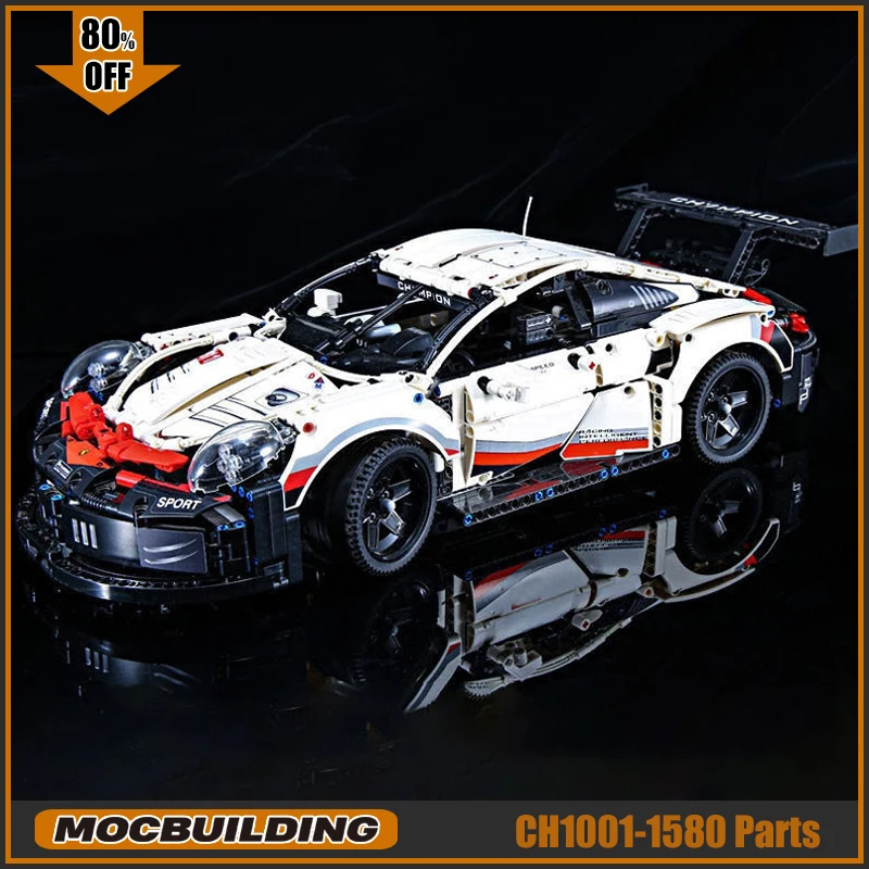 MOC-Building-Blocks-Racing-Car-Formula-Technology-Bricks-DIY-City-Speed ...