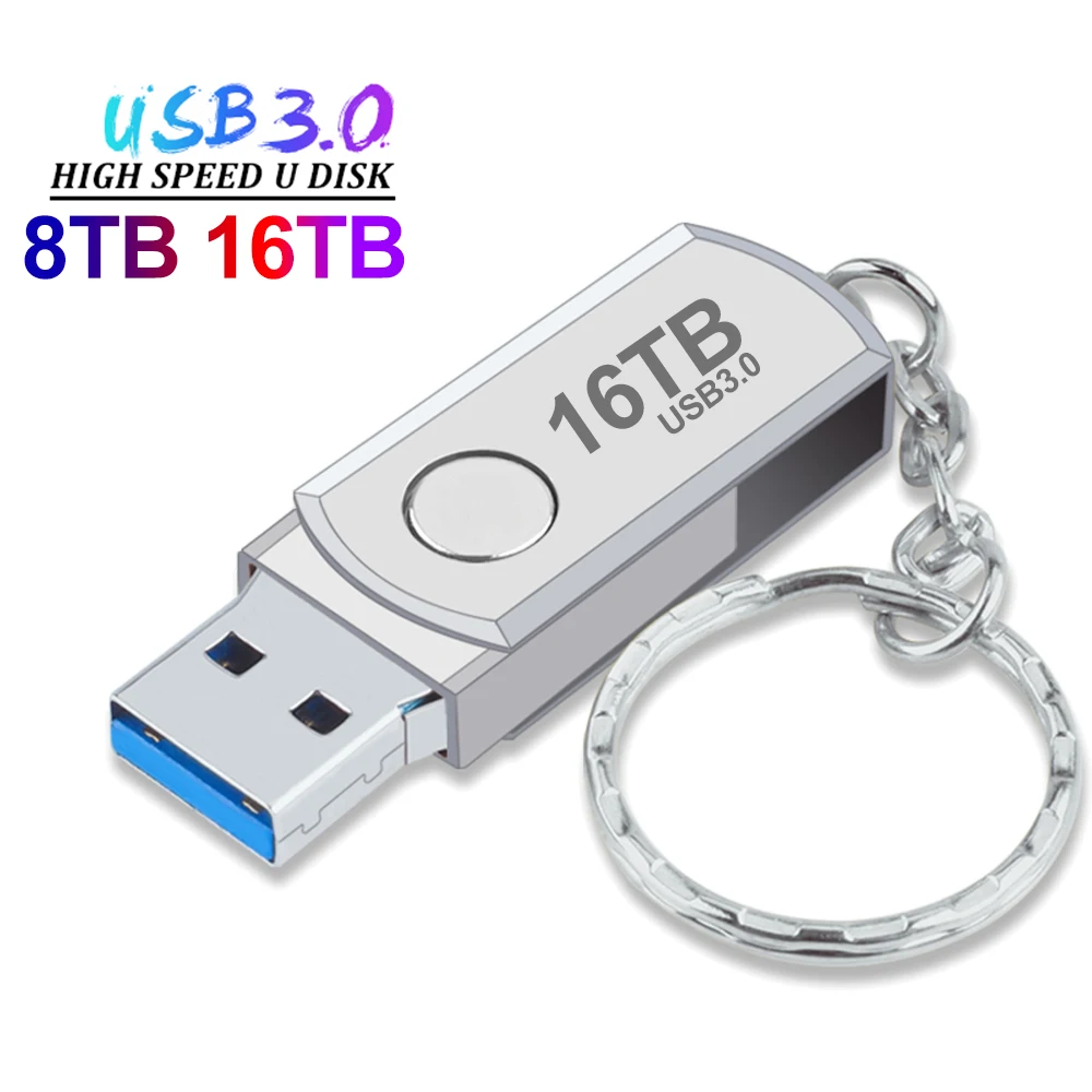 Super Metal Pen Drive 16TB Cle chiavette Usb 8TB 4TB Memoria Usb 3.0 ...