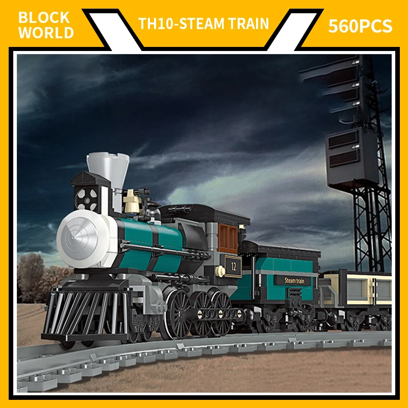 Cargo-City-Train-Building-Blocks-para-Crian-as-Snow-Express-Green-TH10 ...