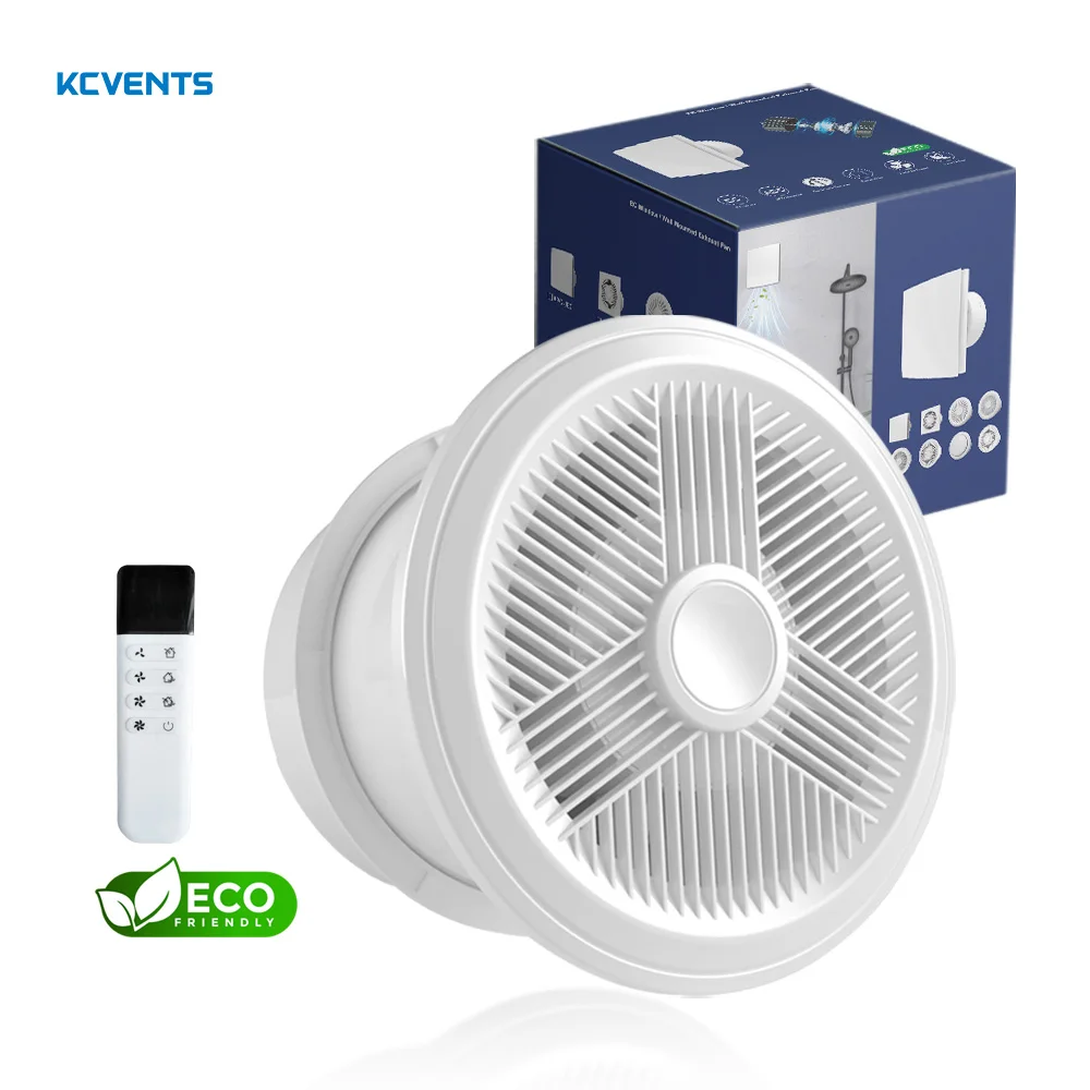 ECO Friendly Two Way Bathroom Exhaust Fan Ventilation Fan With Remote ...