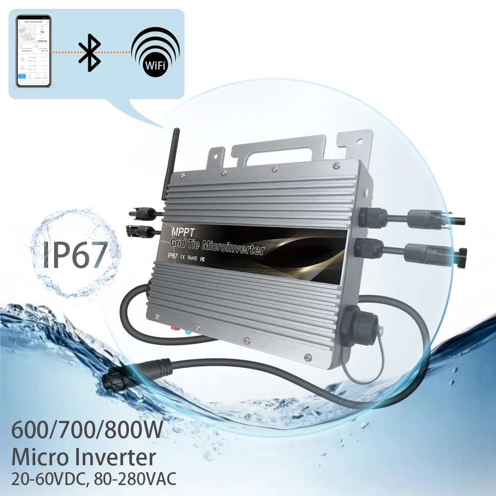 800Watts-Grid-Tie-Inverter-20-60V-DC-to-AC-80-265V-Pure-Sine-Micro ...