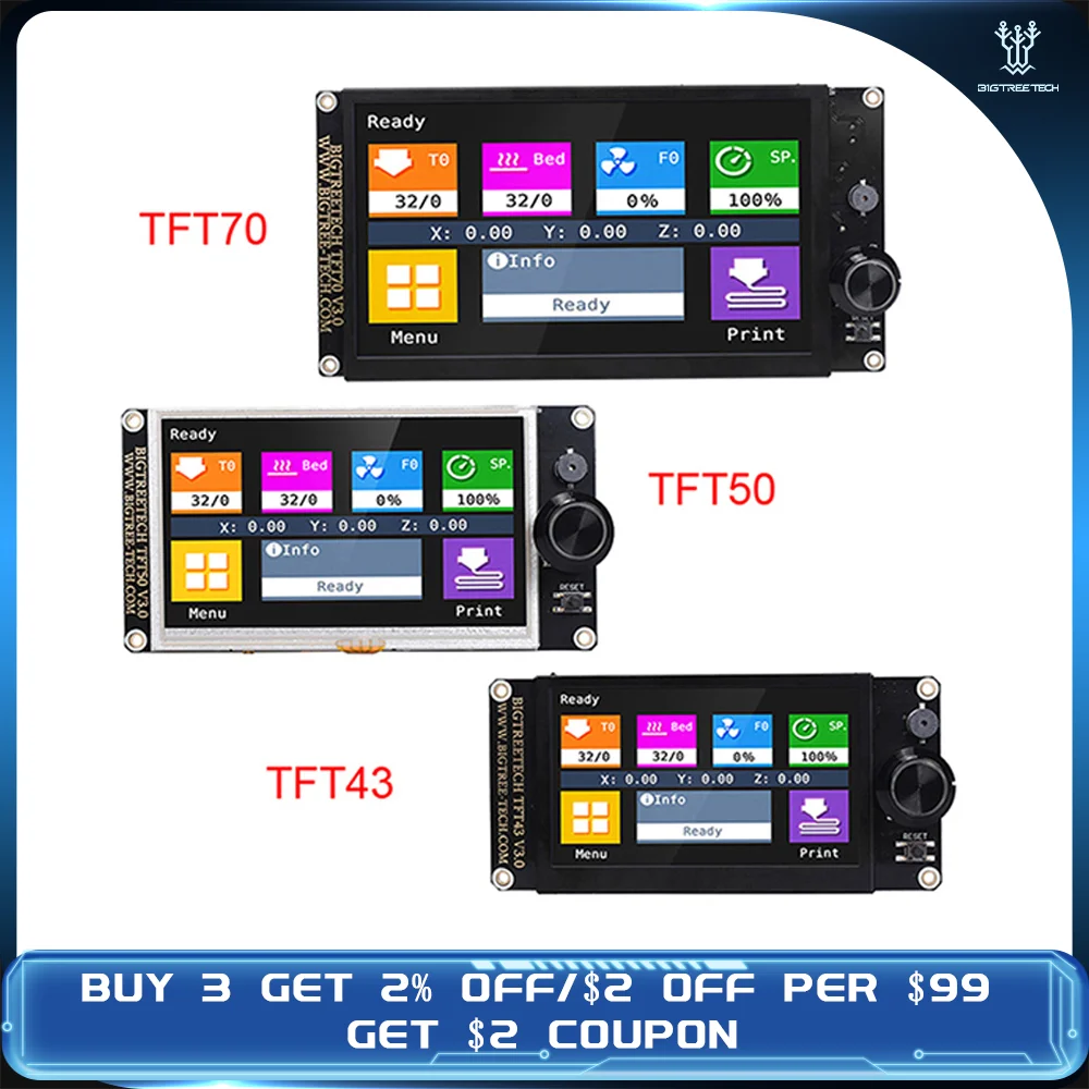 BIGTREETECH-TFT43-TFT50-TFT70-V3-0-dokunmatik-ekran-12864LCD-WiFi ...