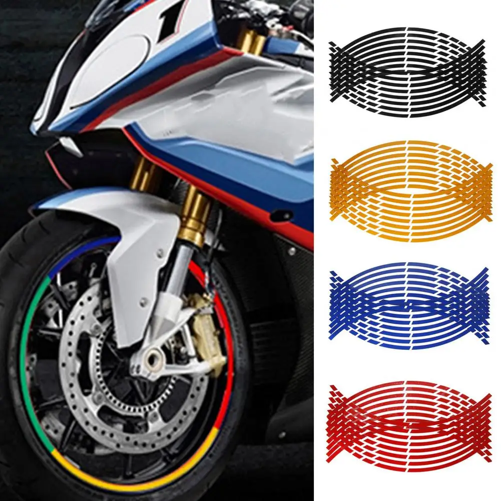 16Pcs-Wheel-Hub-Sticker-Self-adhesive-Colorful-Warning-Universal ...