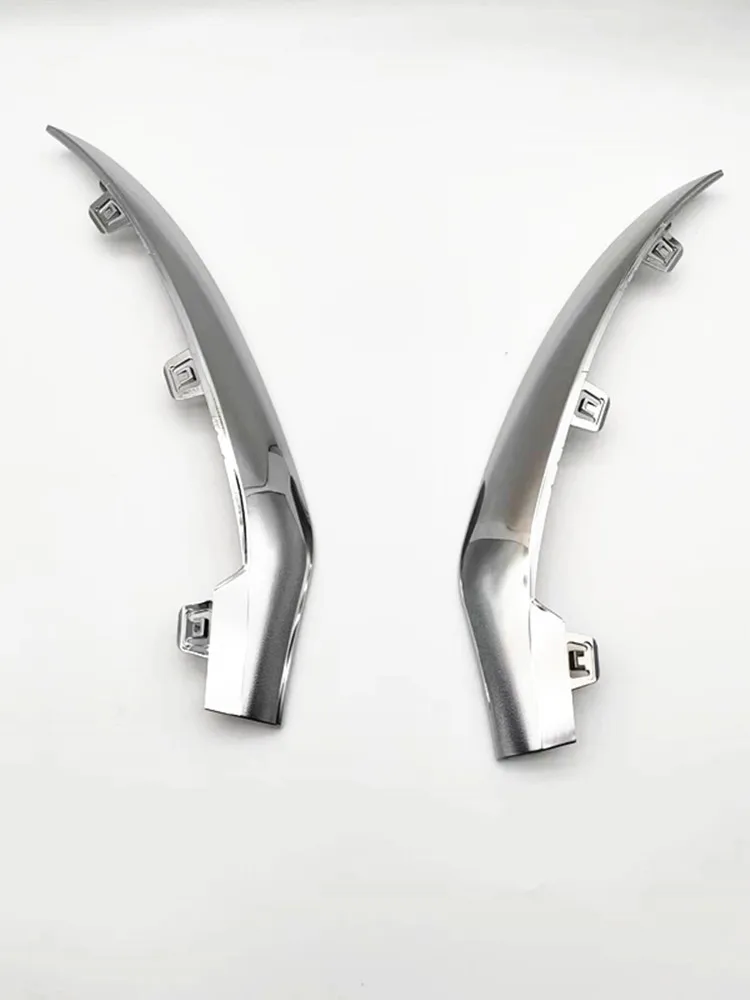 OE-A2538852700-A2538852800-Front-Bumper-Lip-Spoiler-With-Chrome-Trim ...