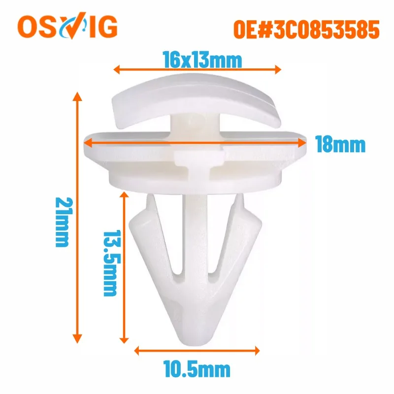 20PCS OE#3C0853585 Wheel Opening Molding Retainer Clip for Volkswagen ...