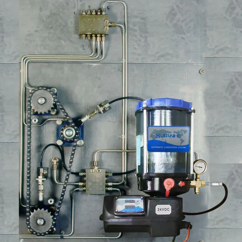 automatic grease lubrication system grease gun pump pneumatic lubricant pump central lubrication ...