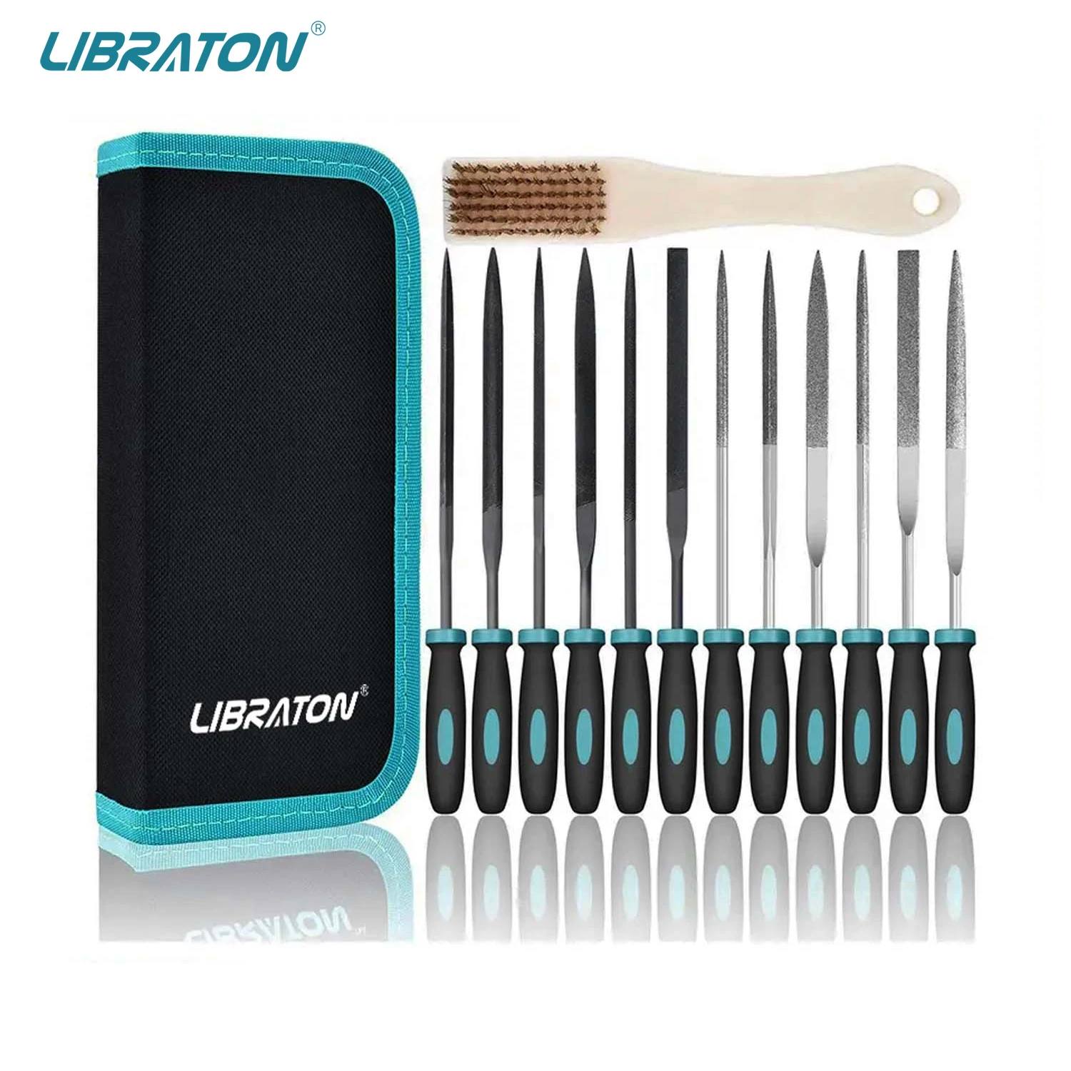 Libraton Small File Set, Needle Diamond Files 13PCS, 6Pcs Jewlers Files ...