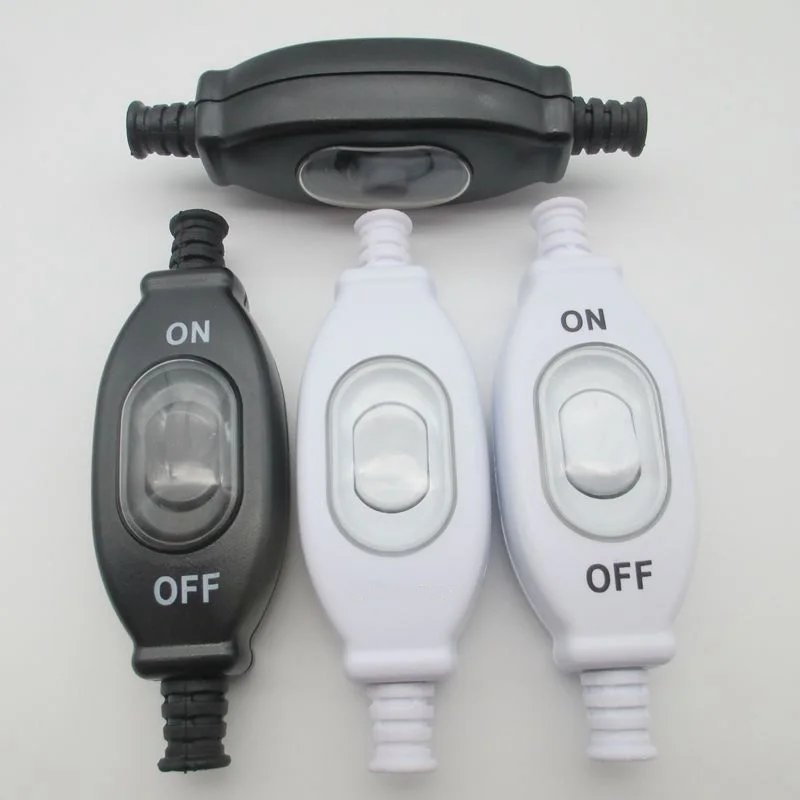 204-IP65-Waterproof-Dustproof-In-line-Switch-Silver-Contact-Double-Cut ...