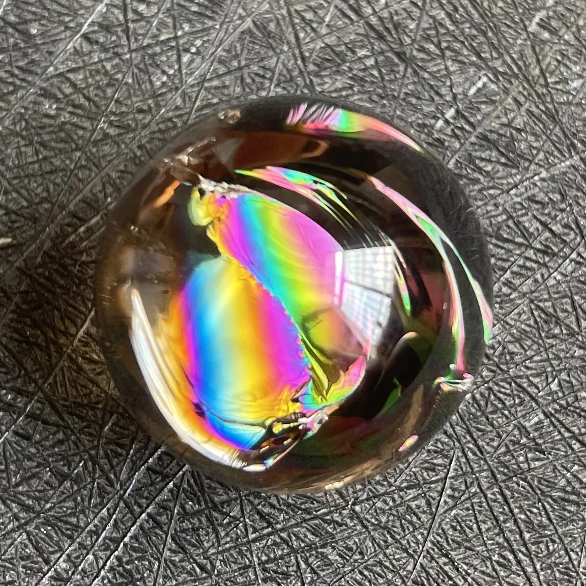 Crystal Ball Decoration | Reiki Rainbow Natural | Decorative Sphere ...