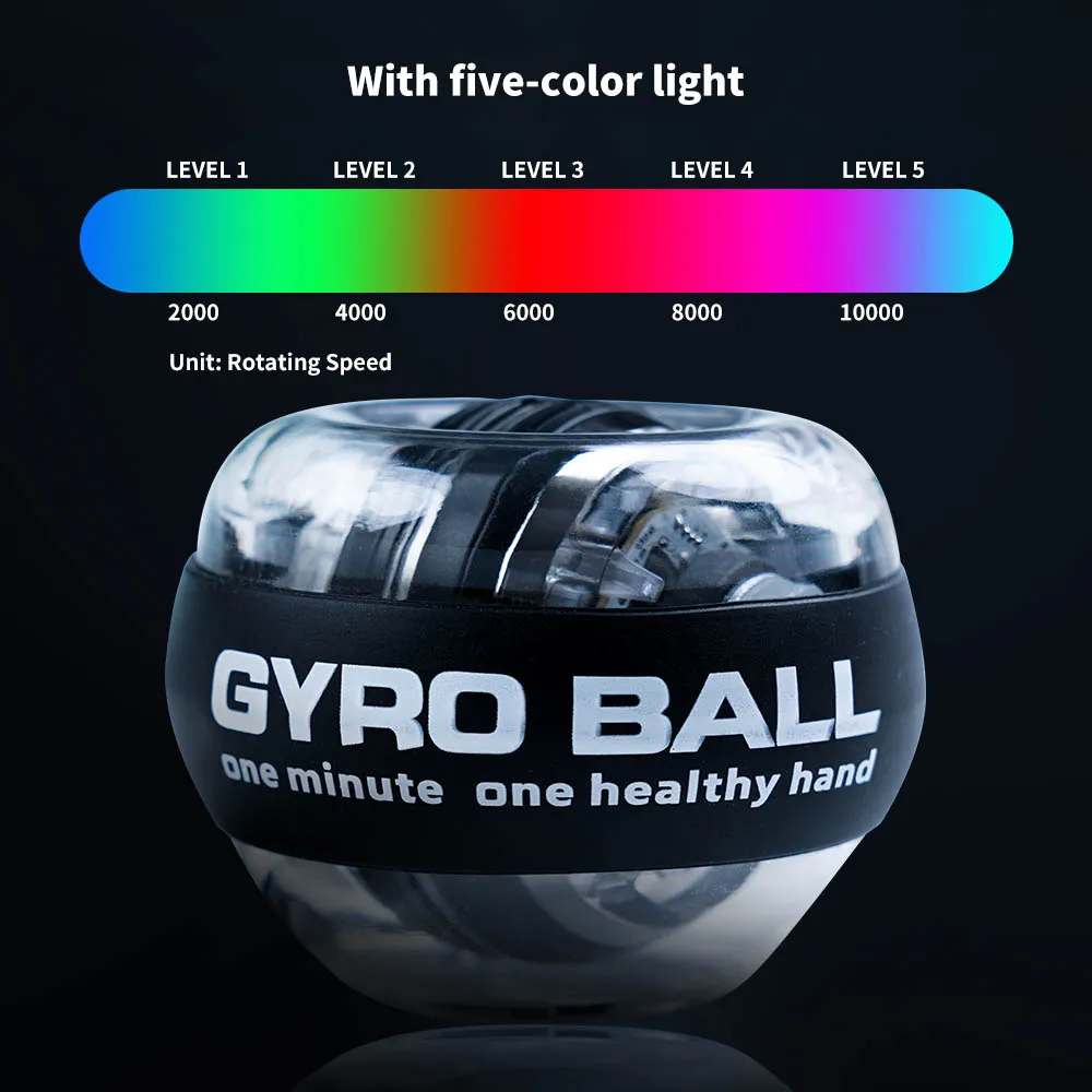 Powerball Wrist Trainer Ball Wrist Strengthener Gyro Self-Starting ...