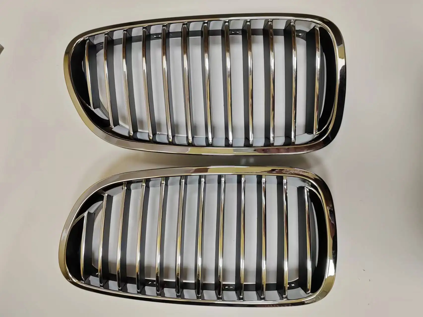 Oem;51137203649 51137203650 Gloss Black Front Kidney Middle Mesh Grill ...