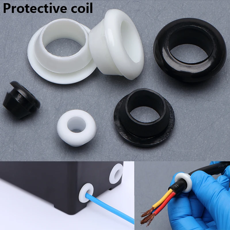 Sealing-Cap-Seal-Ring-Quick-Fit-Rubber-Single-Side-Through-hole ...