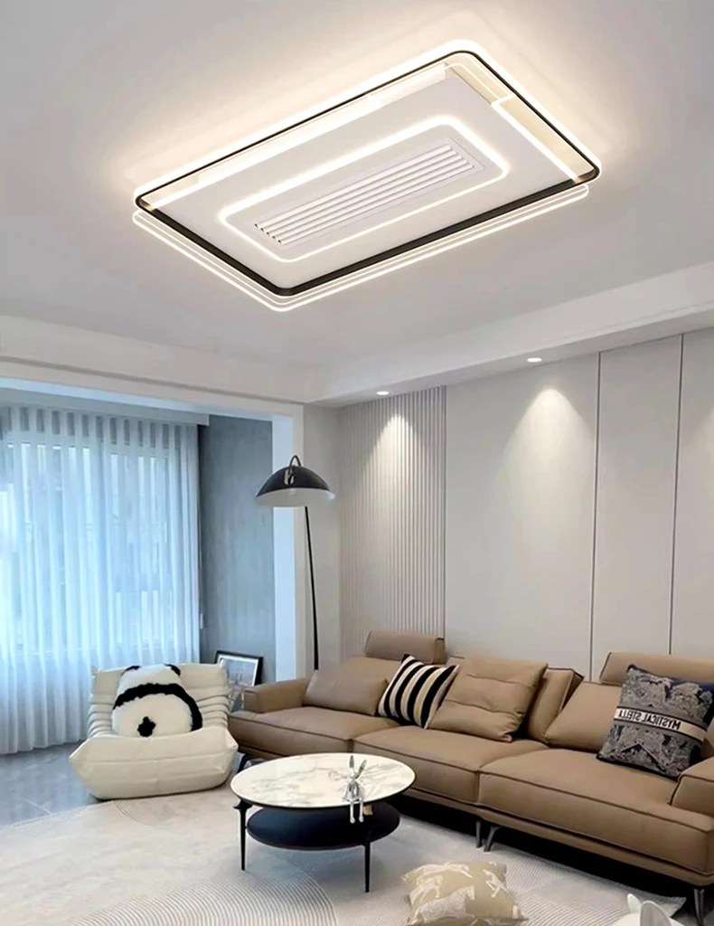 Đèn led hiện đại có quạt trần không cánh quạt phòng ngủ trẻ em Quạt ...