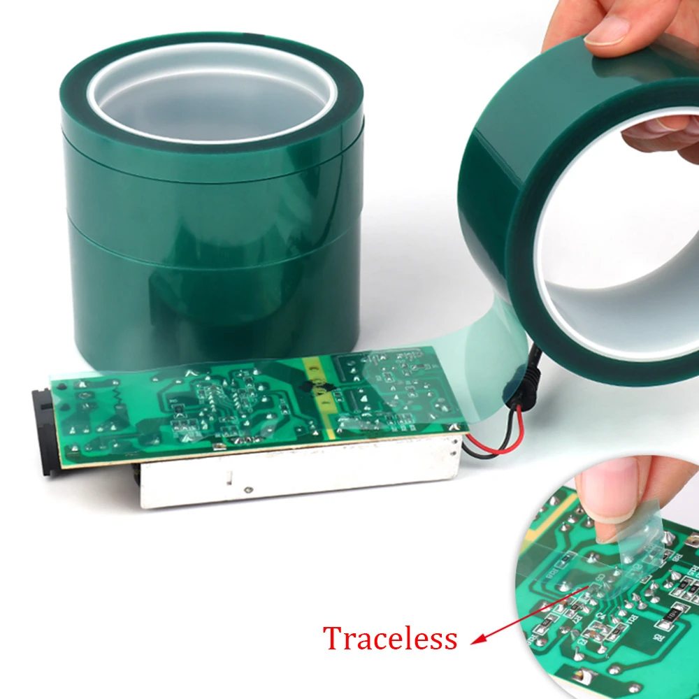 Green PET Film Tape High Temperature Heat Resistant PCB Solder SMT ...