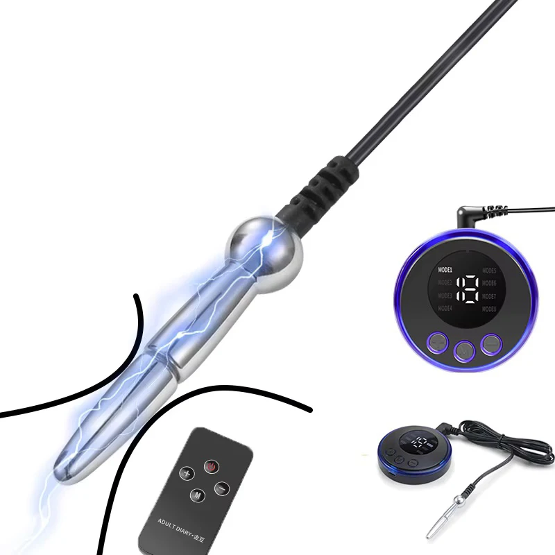 Catheter Electric Shock Urethral Vibrator Penis Plug Short Horse Eye ...