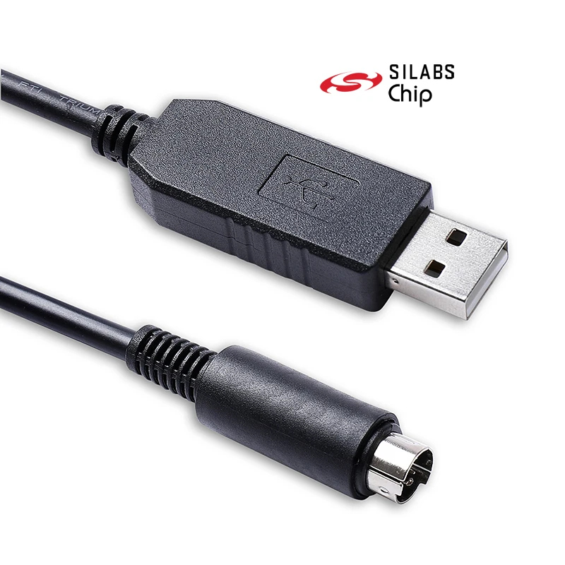 Silicon Labs CP2102 USB RS232 to Mini Din 8P Adapter Serial ...