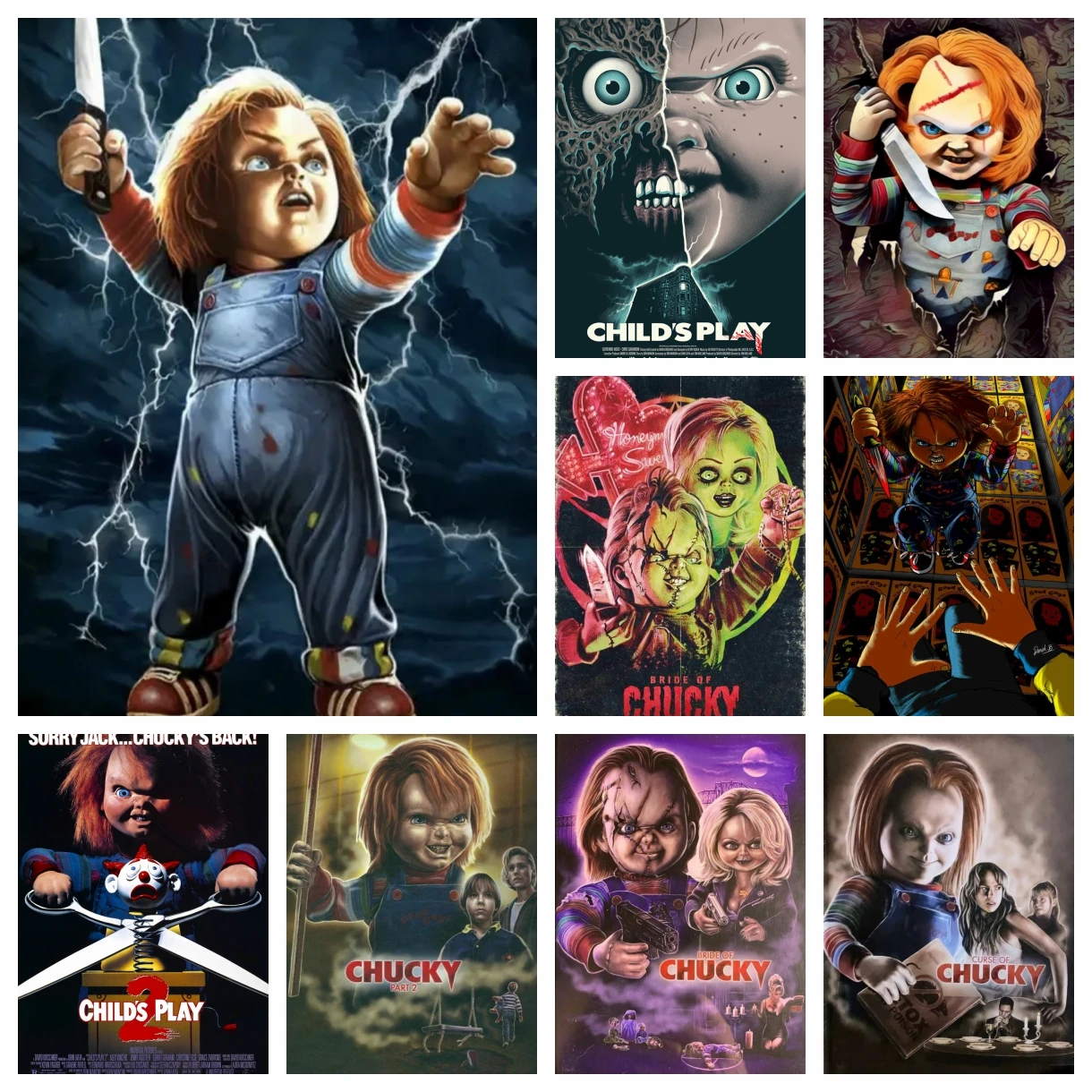 Chucky-5D-Diy-Diamond-Painting-Horror-Movie-Child-s-Play-Wall-Art ...
