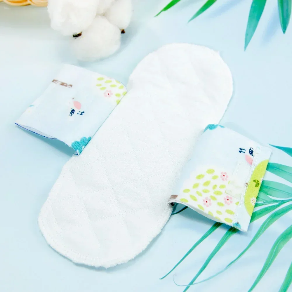 2Pcs-set-19CM-Reusable-Daily-Pads-Menstrual-Sanitary-Pads-Waterproof ...