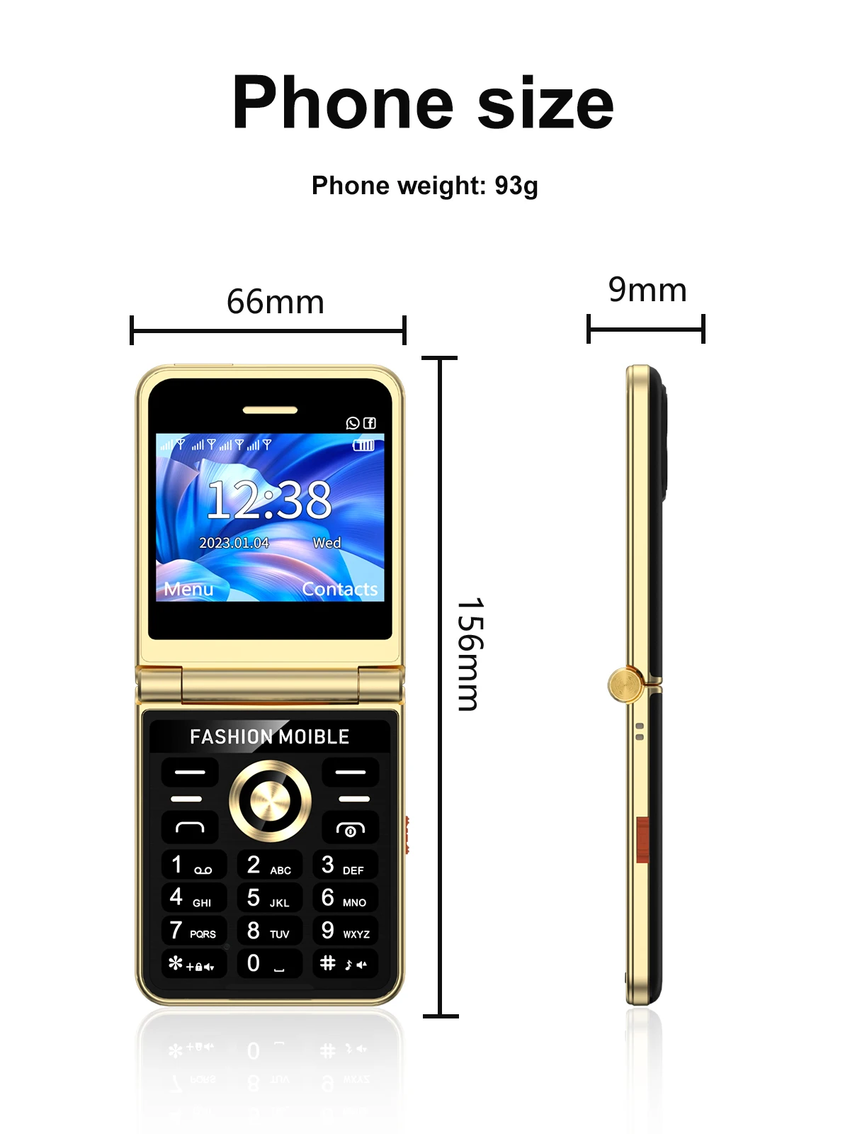 Розкладний телефон SERVO P20 4 SIM англійська мова (ID#1949024158 ...