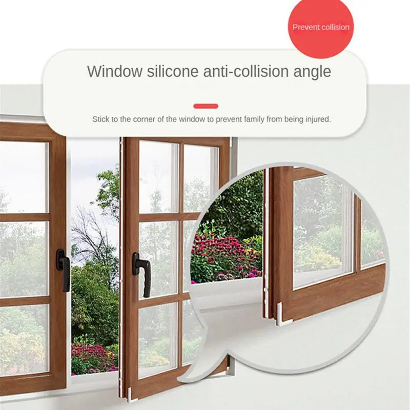 Window-Anti-collision-Angle-Protection-Angle-Anti-knock-Edge-Silicone ...