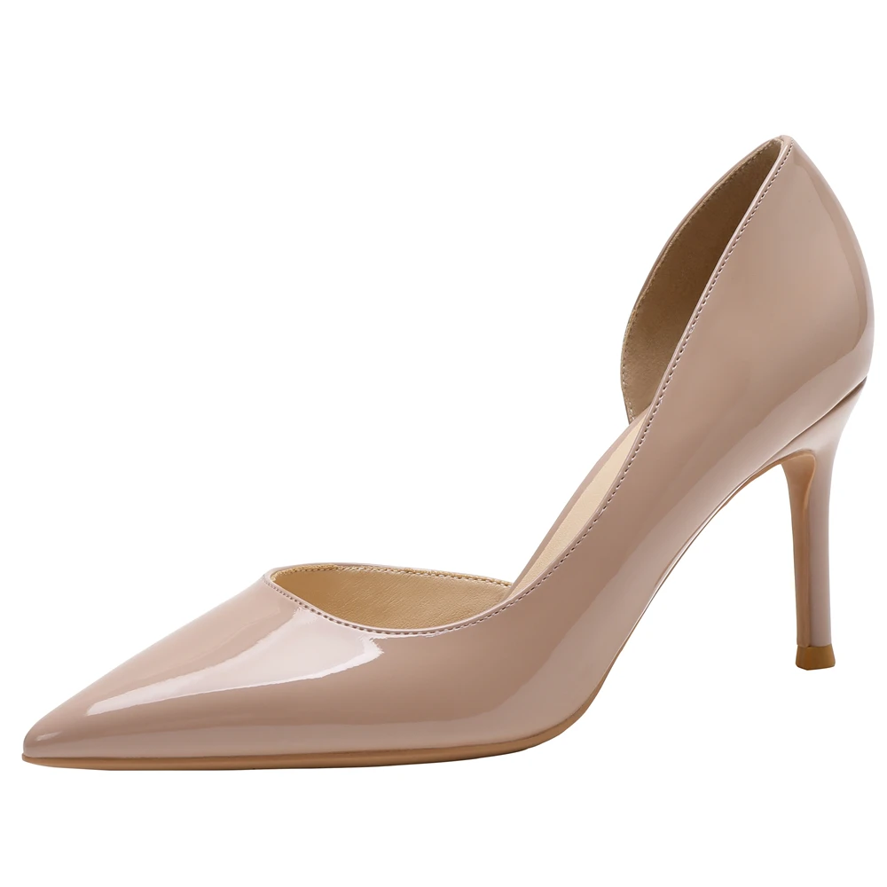 Patent Leather Stiletto High Heels Professional Office Lady Casual Work Pumps New Fashion Women ...