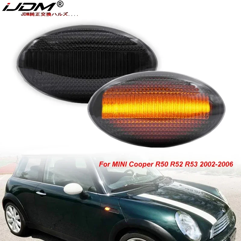 For MINI Cooper R50 R52 R53 Front Fender Side Marker Lights Assembly ...