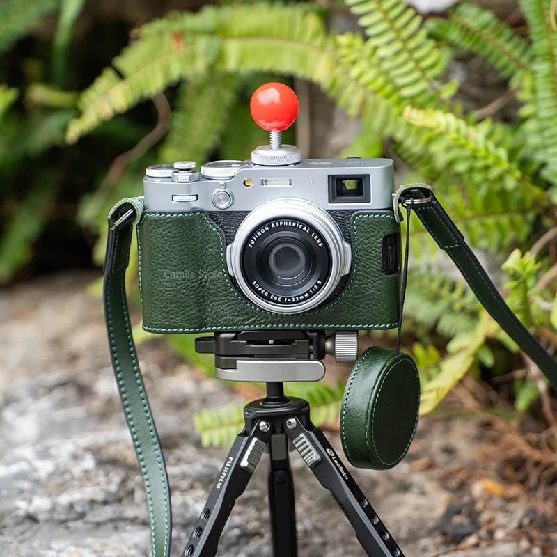 NEW-handwork-Photo-Camera-Genuine-leather-cowhide-Bag-Body-BOX-Case-For ...