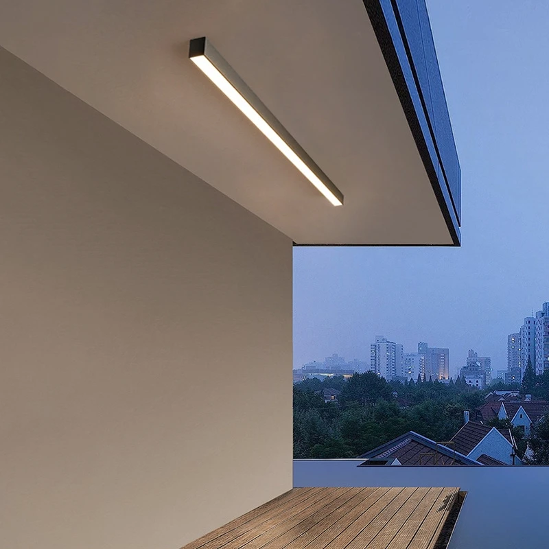 Outdoor-Long-Strip-Wall-Lamp-Sunshine-Room-Entrance-Light-Rainproof ...