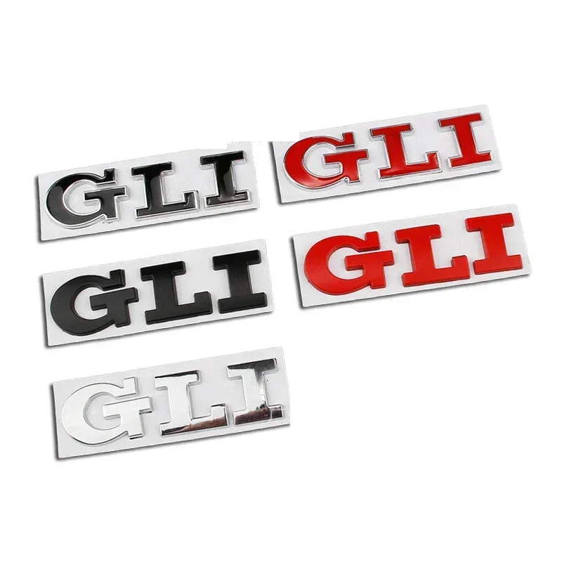 3D Metal Letters GLI Logo Rear Trunk Emblem Badge Sticker Car Decal for ...