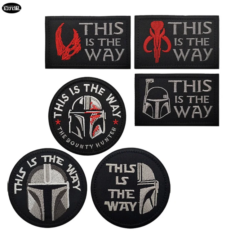 Disney Star Wars patches Mandalorian Embroidery cloth stickers patch ...
