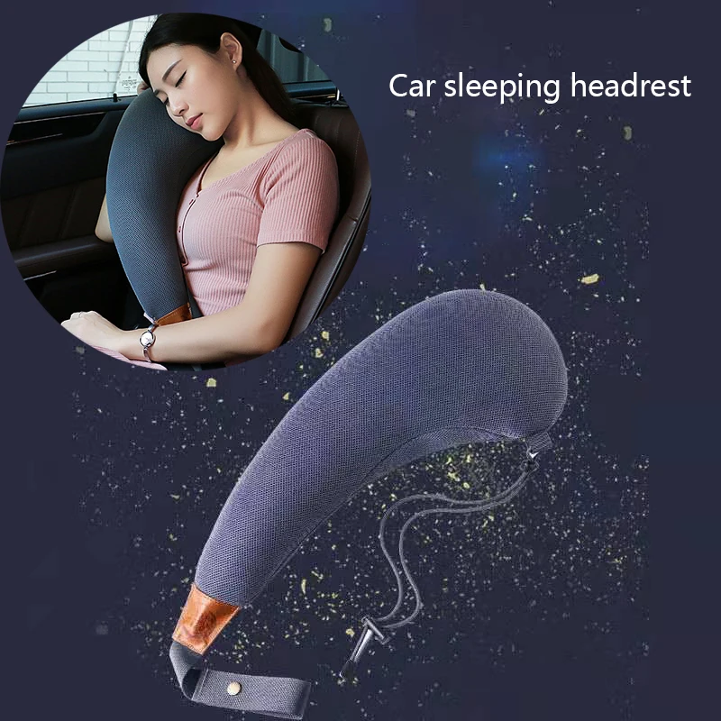 2023-New-Car-Seat-Headrest-Sleep-Pillow-Universal-Creative-Travel-U ...