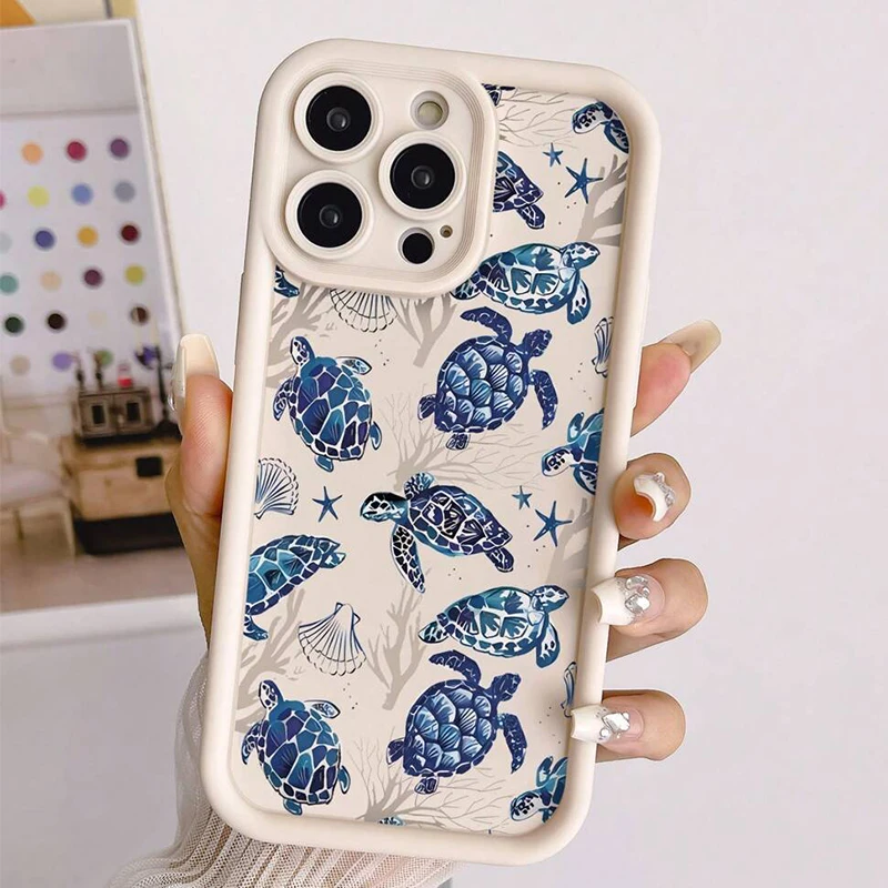 Colorful Artistic Turtle Phone Case for Poco F6 (5)