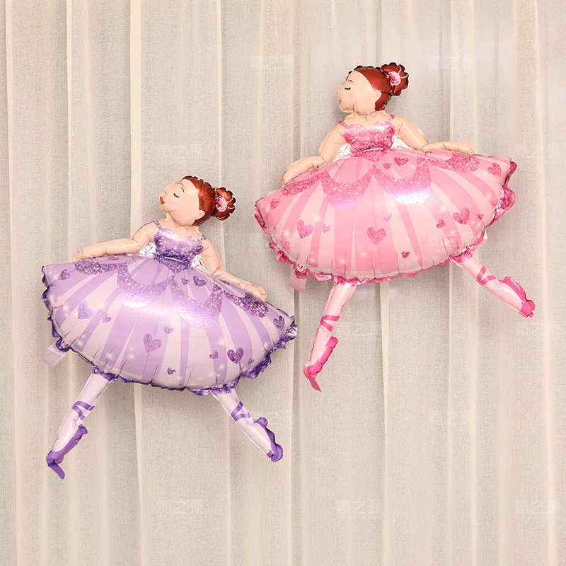 Dancing-big-pink-purple-Ballerina-Ballet-Dancer-Girls-Foil-Helium ...