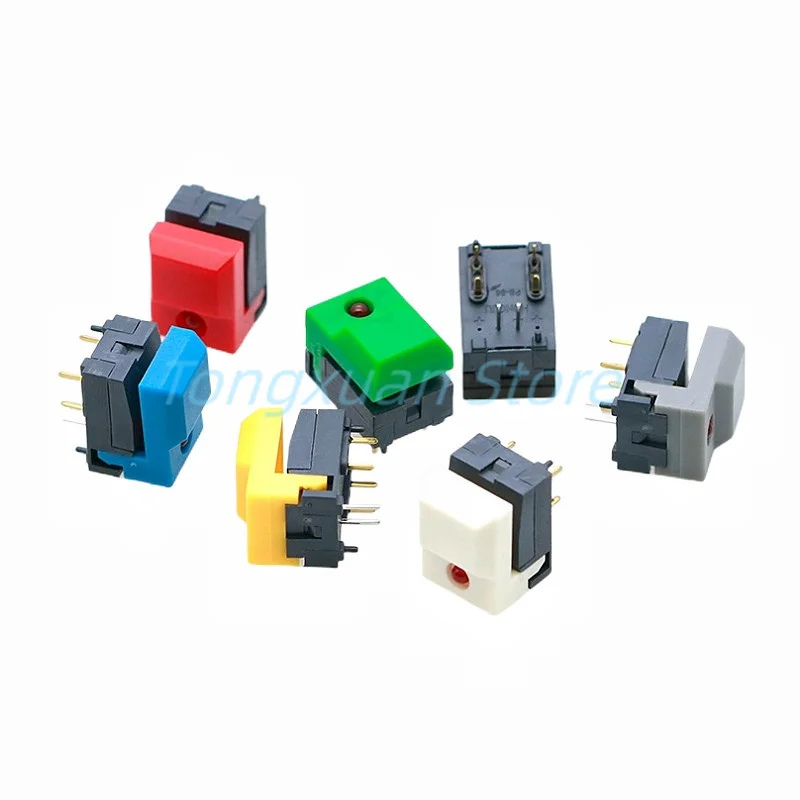 5pcs-PB86-A1-A0-Momentary-Reset-Square-Push-Button-With-LED-Tacct ...