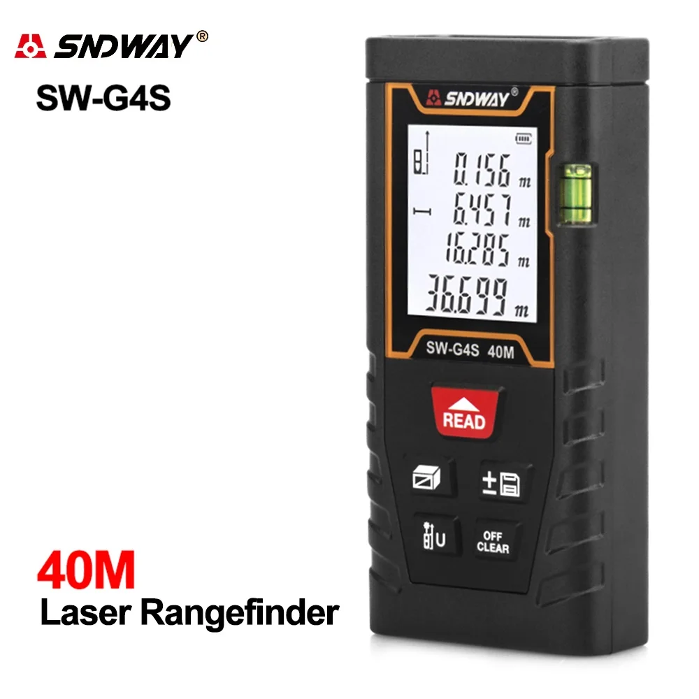 SNDWAY Laser rangefinder distance meter Range finder Digital Electronic ...