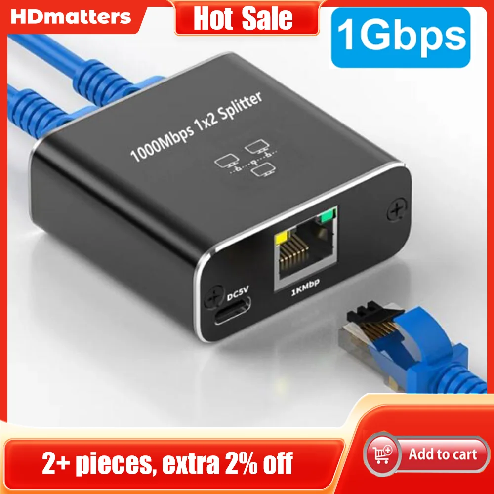 1Gb-RJ45-Splitter-Connector-Adapter-1-to-2-Ways-Lan-Ethernet-Splitter ...