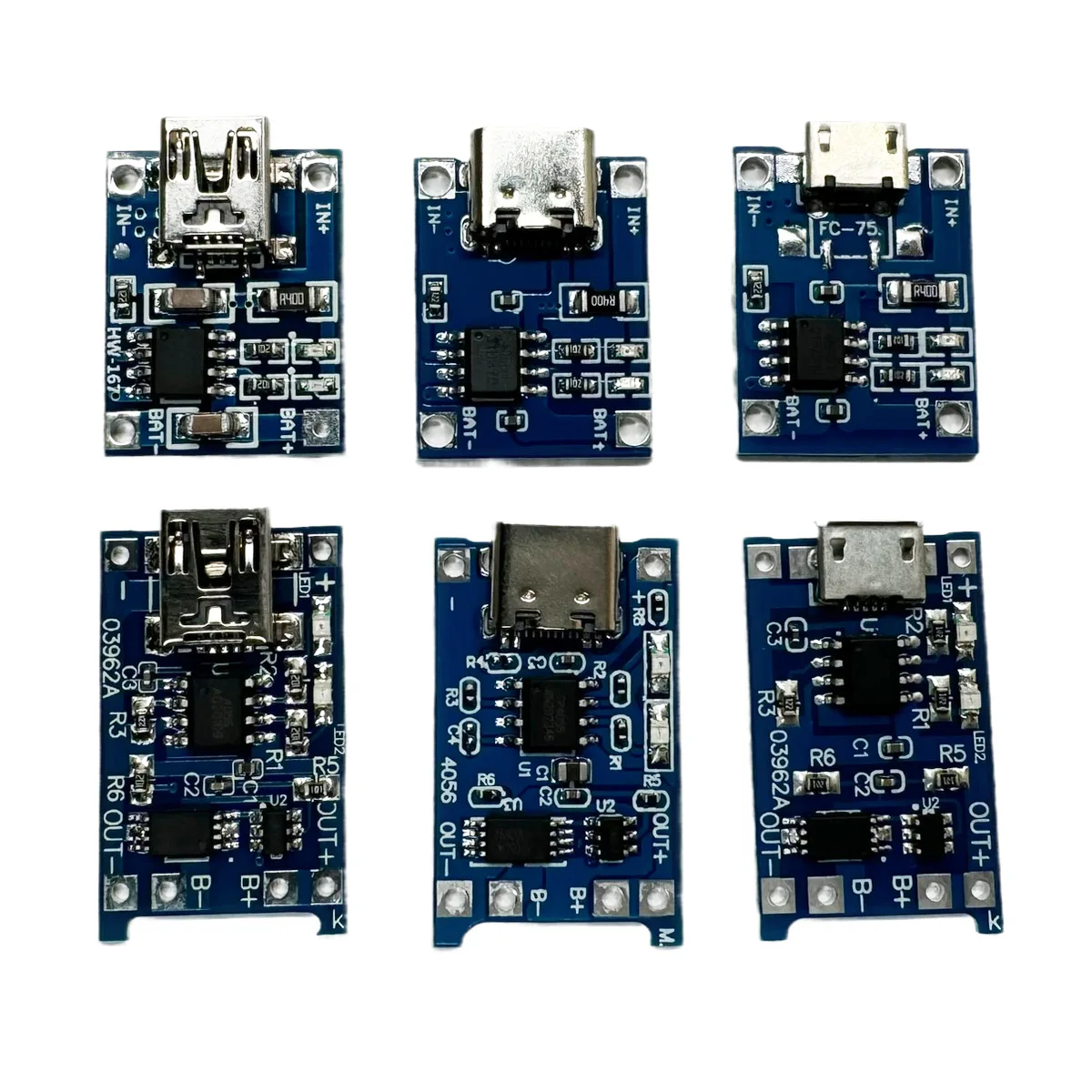 Charging-Board-18650-TP4056-Mini-Micro-Type-c-USB-5V-1A-Li-ion-Battery ...