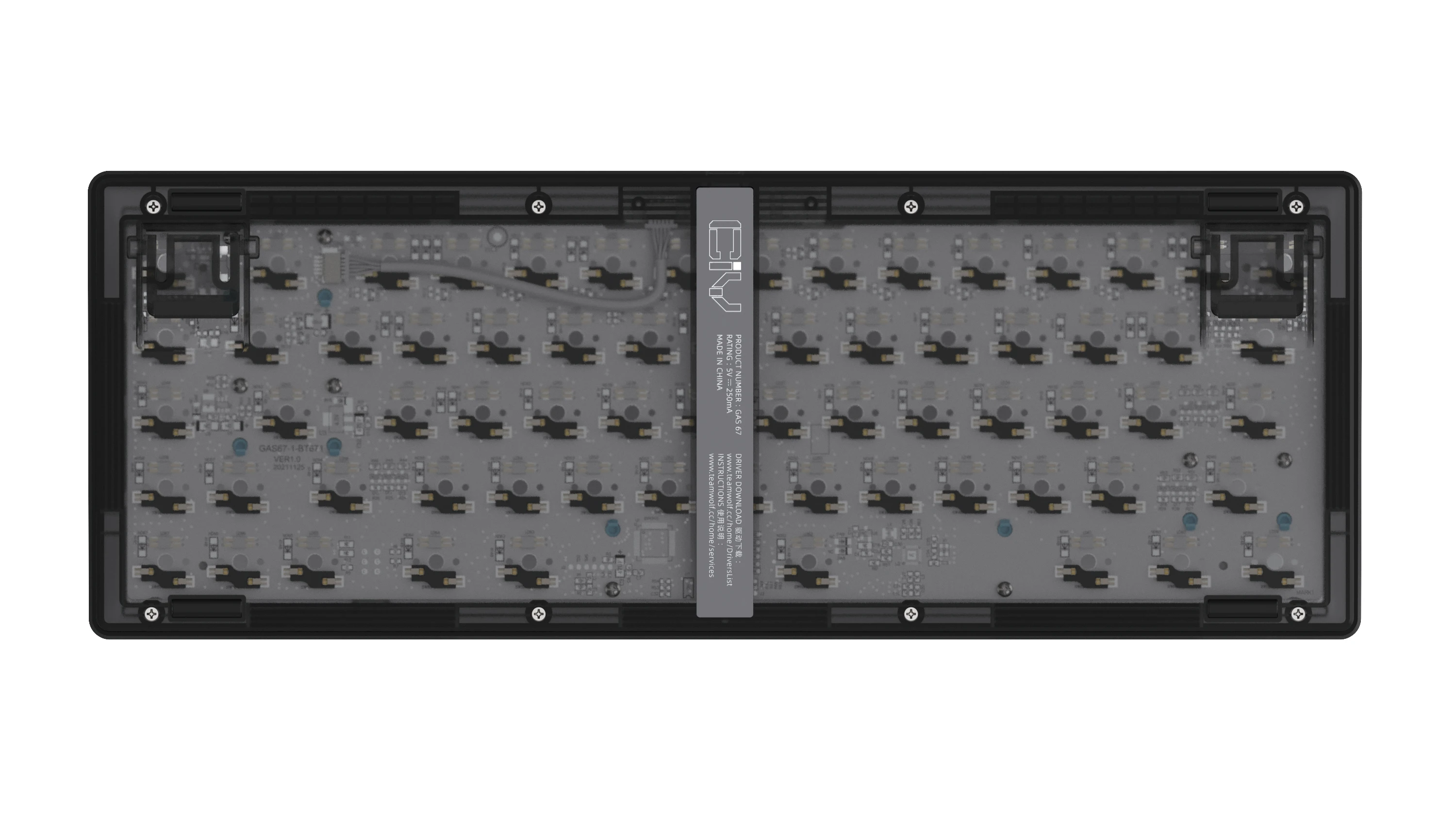 【In Stock】CIY GAS67 Hot Swap RGB Customized Mechanical Keyboard Kit ...