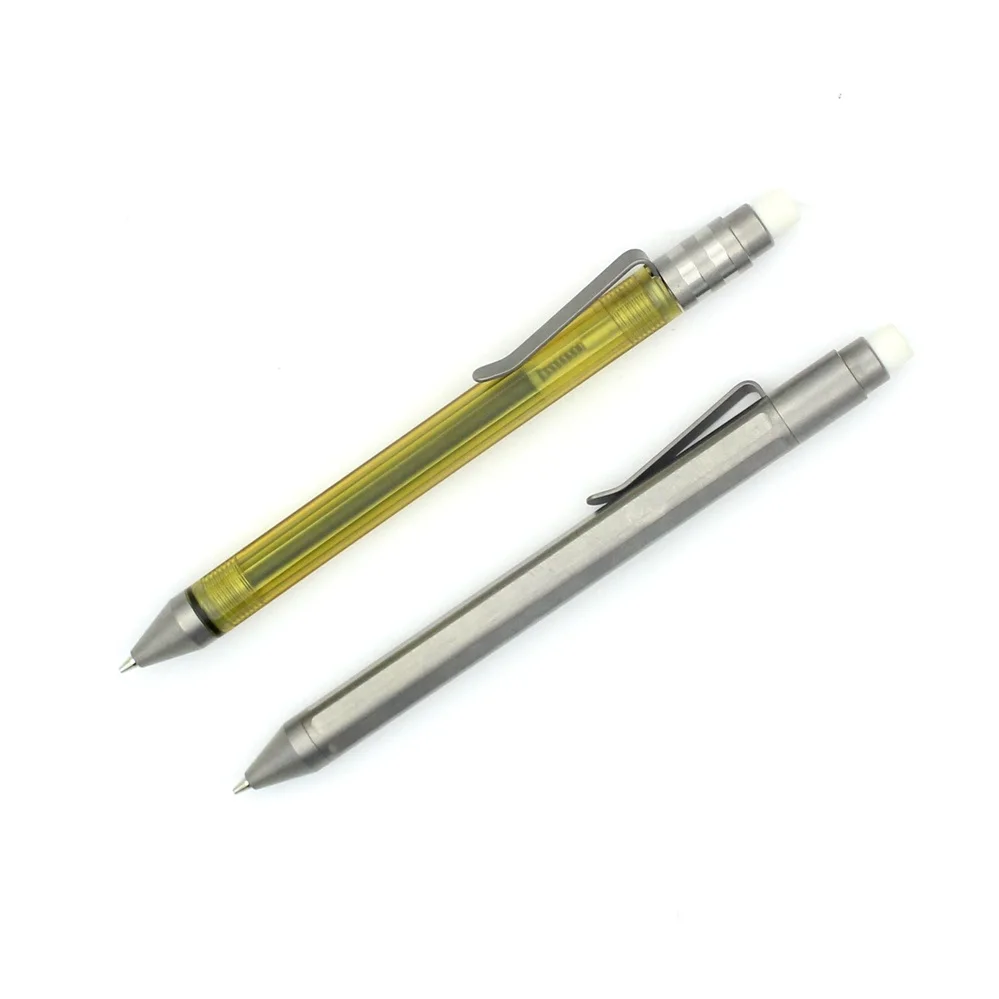 Titanium-Alloy-0-5mm-Automatic-Pencil-15cm-Lenth-Metal-Rod-Mechanical ...