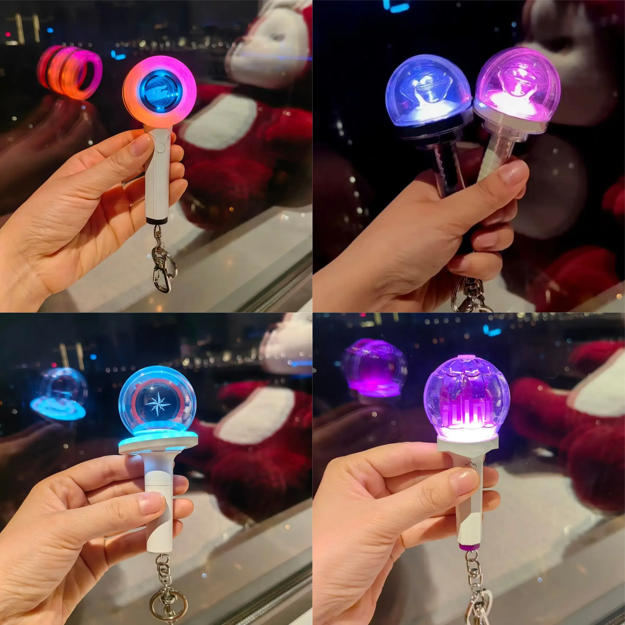 Kpop-mini-lightstick-keyring-keychain-Same-style-peripheral-Free ...
