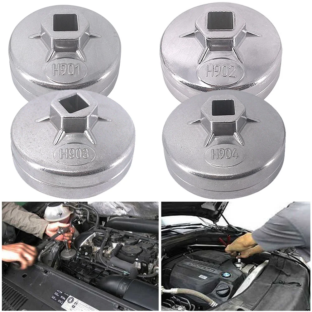 65-67-74-79mm-14-15-Flutes-Cap-Oil-Filter-Wrench-Car-Socket-Remover ...