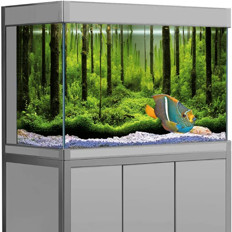 Forest-sticker-Aquarium-Background-Poster-Decoration-Fish-Tank-Wall ...