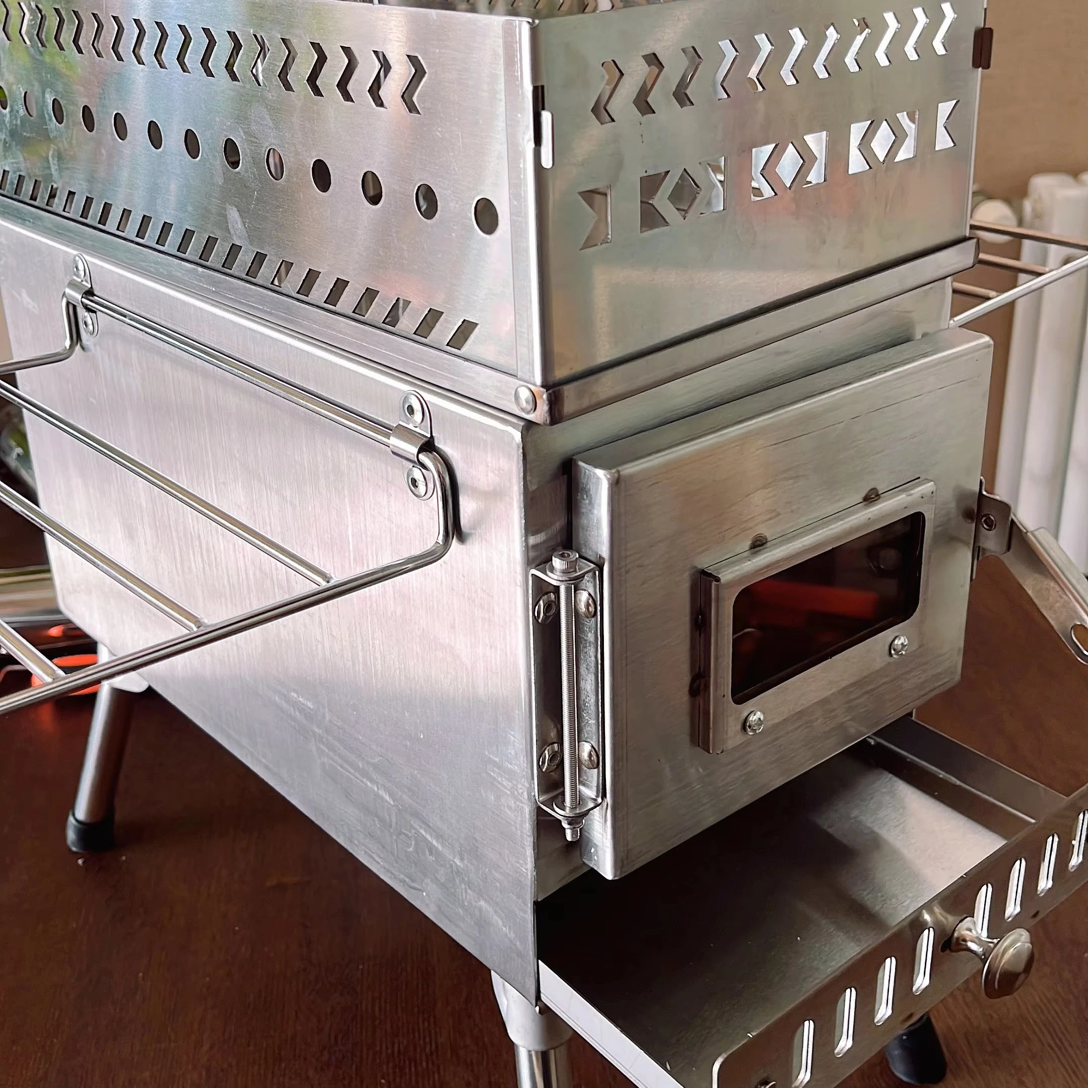 Factory Price Portable Stainless Steel Wood Stove Sauna Tent Stove with ...