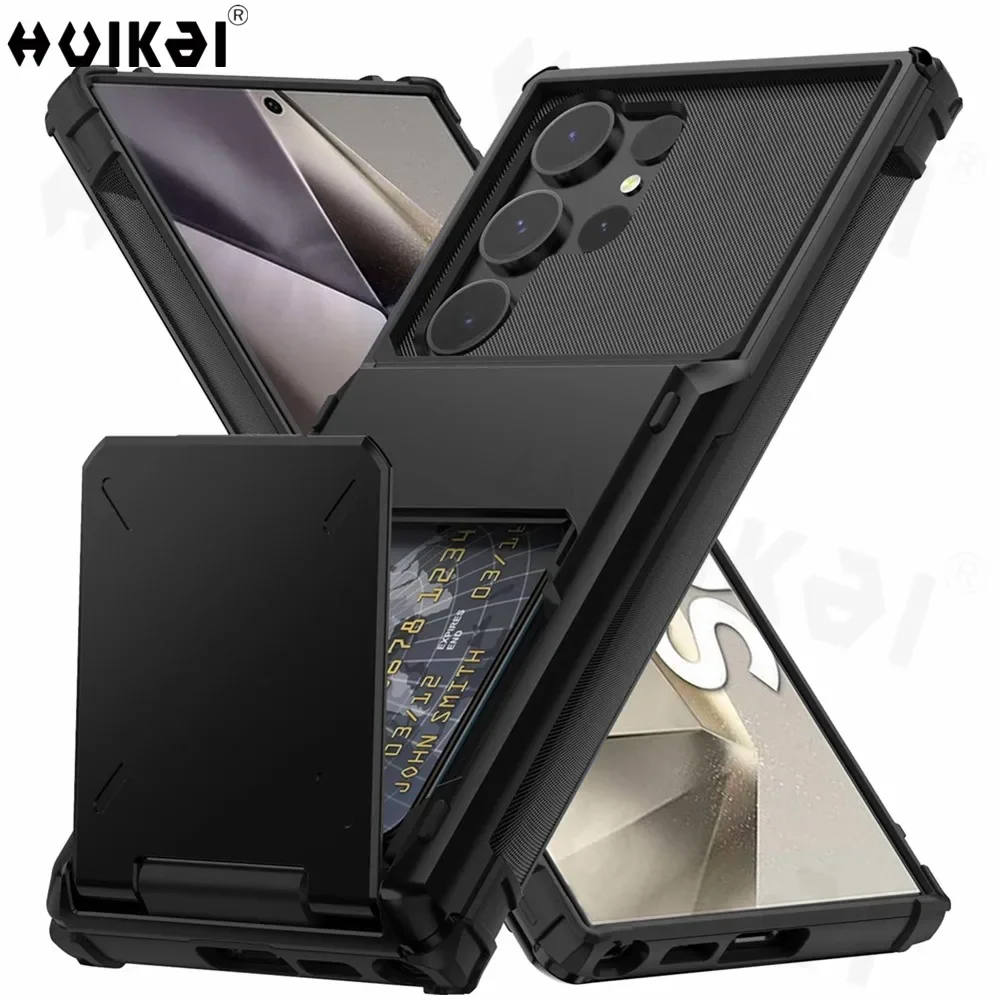 Card-Holder-Case-For-Samsung-Galaxy-S24-Ultra-S23-S22-S21-Note-20-10 ...