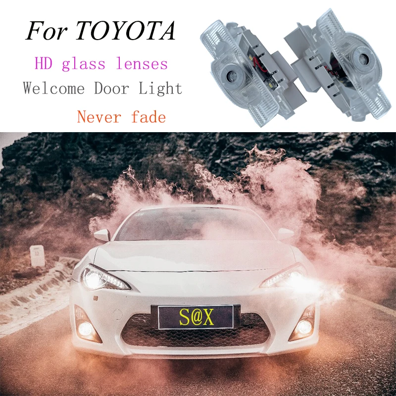 HD Glass Lens LED Door Projection Welcome Light Never Fades Suitable ...